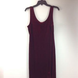 Vanity Fair | Dresses | New Vanity Room Womens Velvet Sleeveless Dress ...